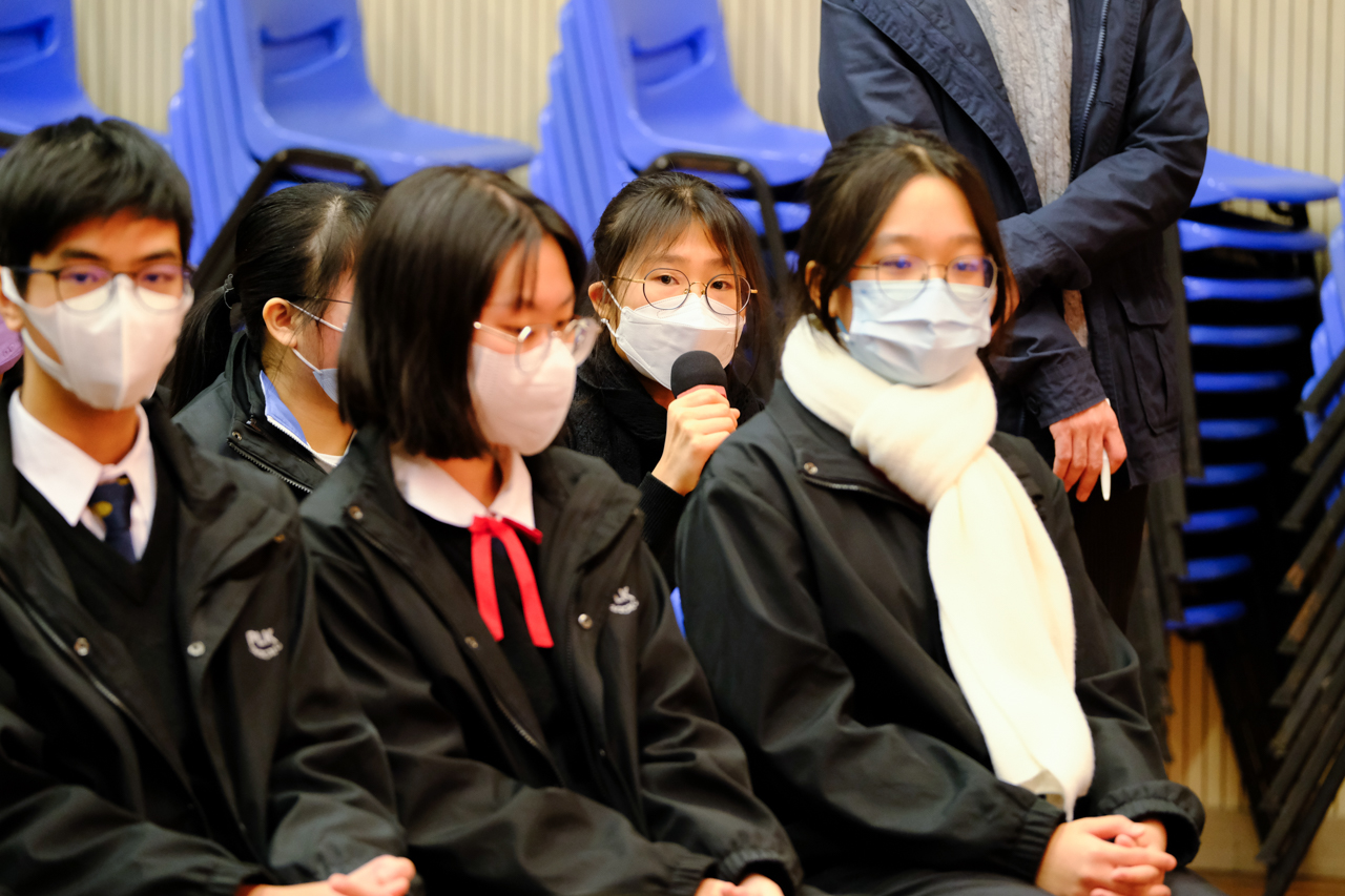 著名話劇團 French May 到校與學生交流 2023（英文科） | 保良局馬錦明中學